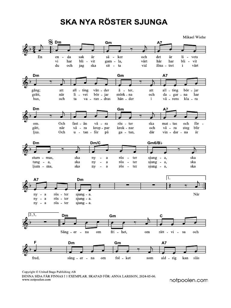 Ska Nya Röster | PDF