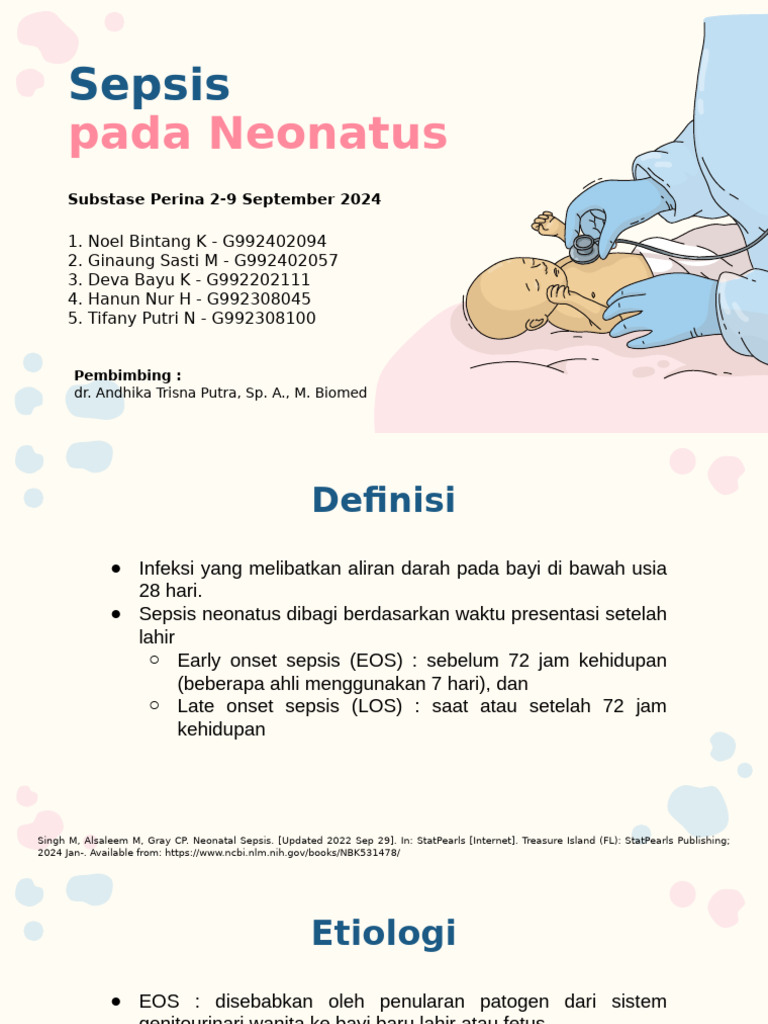 Sepsis Neonatus: Risiko dan Diagnosis | PDF | Kesehatan Holistik