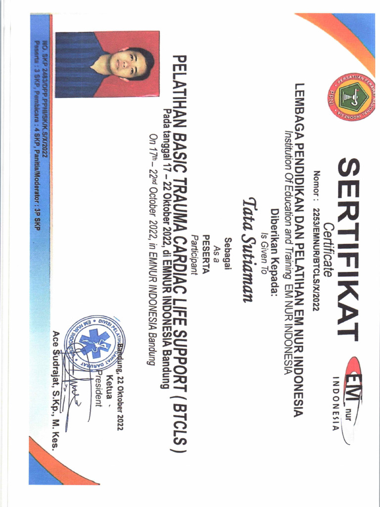 Setifikat 0001 | PDF