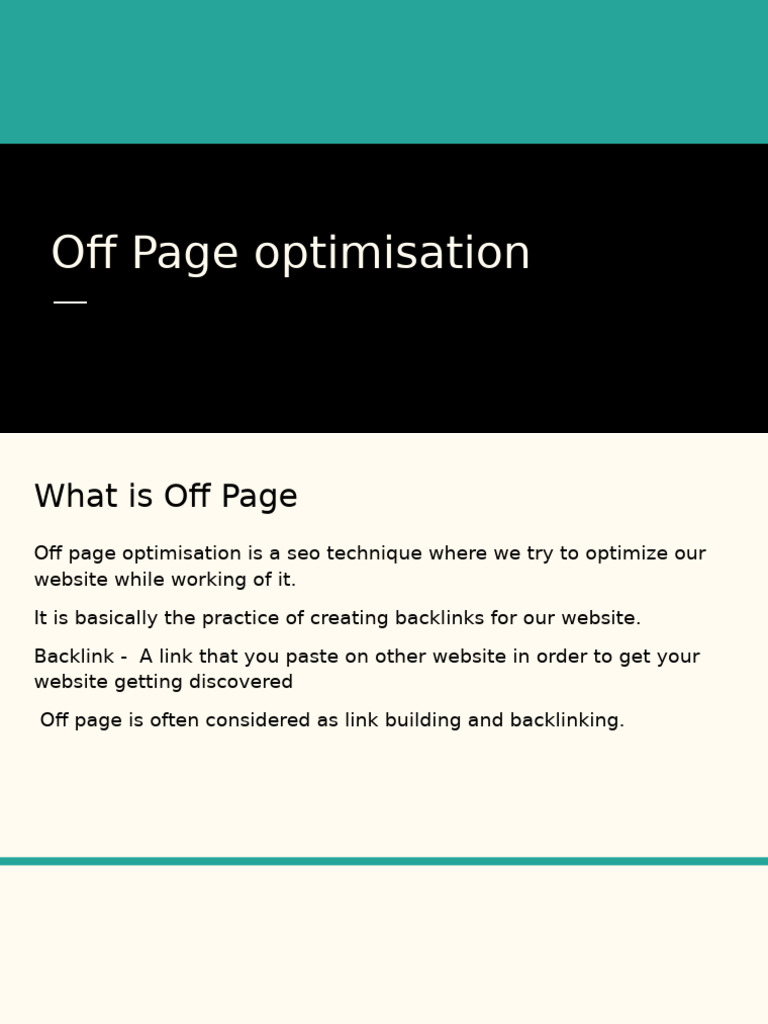 off page_ | PDF | Search Engine Optimization | Computing