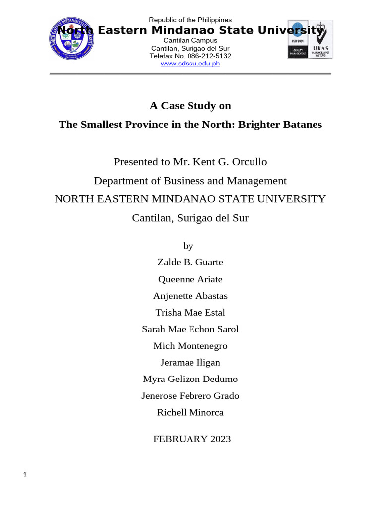 Kent Orcullo Case Study | PDF | Renewable Energy