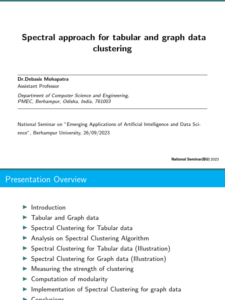 Spectral_approach_for_tabular_and_graph_data_clustering | PDF | Applied ... Spectral_approach_for_tabular_and_graph_data_clustering | PDF | Applied ...