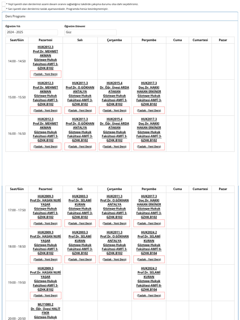 TimeTable - 25.09.2024 14 - 51 | PDF