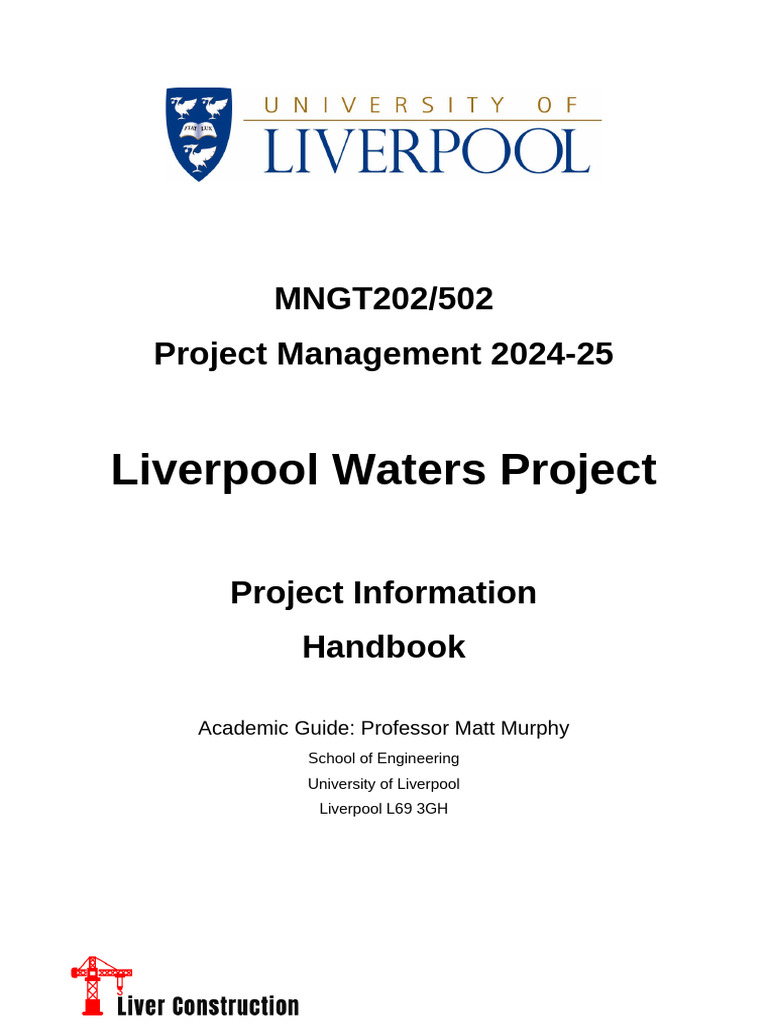 Liverpool Waters Project Information Pack 2024-25 | PDF | Liverpool ...