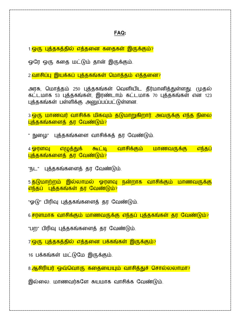 FAQ- Final | PDF