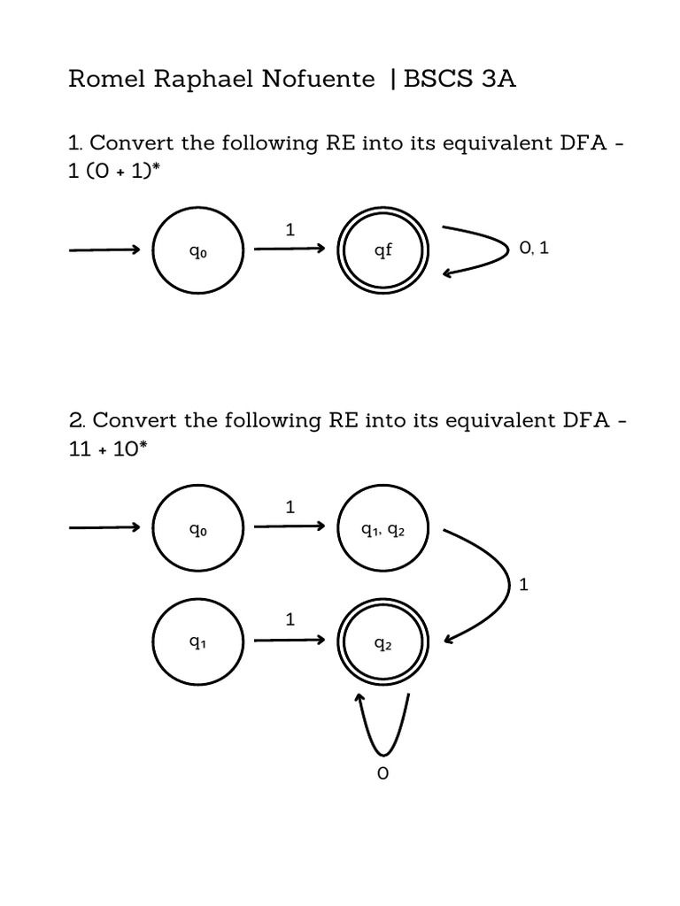 Romel Raphael Nofuente BSCS 3A | PDF