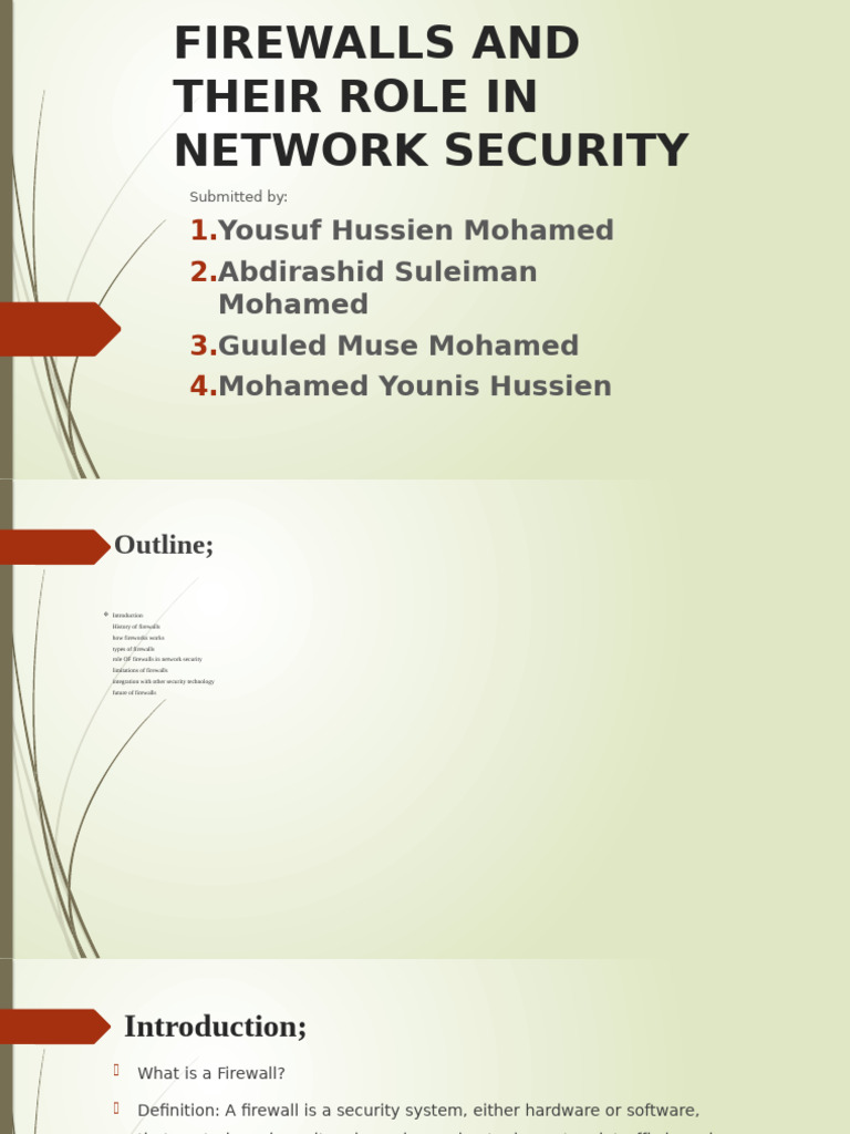 firewalls | PDF | Firewall (Computing) | Security