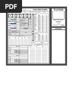 Ficha Editavel - OP RPG 1.5.7 - by Lucco | PDF