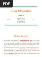 Group Counseling Final Project Proposal | PDF | Cognitive Behavioral Therapy | Psychotherapy