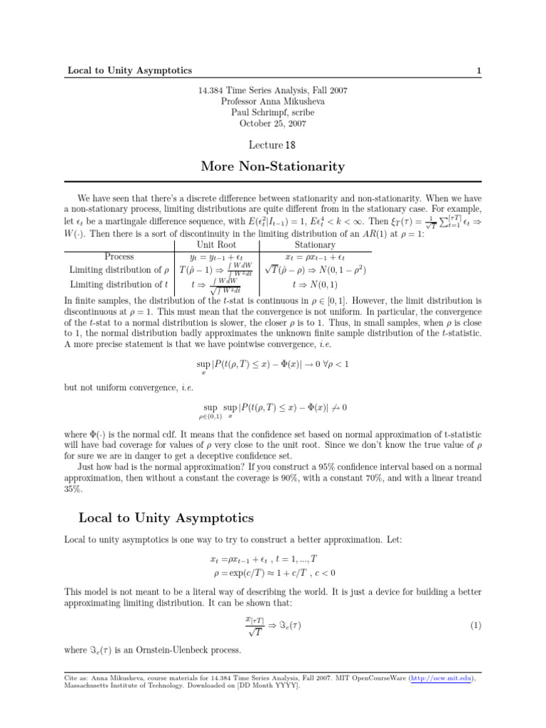 L_18_mit_ts | PDF | Statistical Theory | Probability Theory
