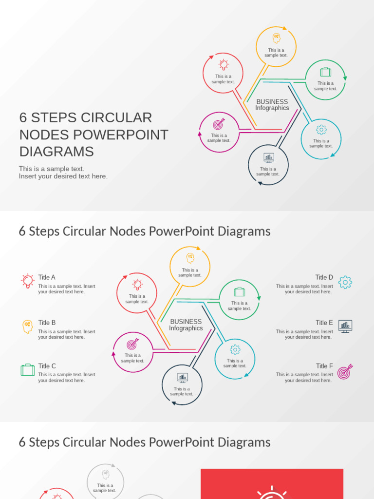 7251 01 6 Steps Circular Nodes Powerpoint Diagrams 16x9 | PDF ...