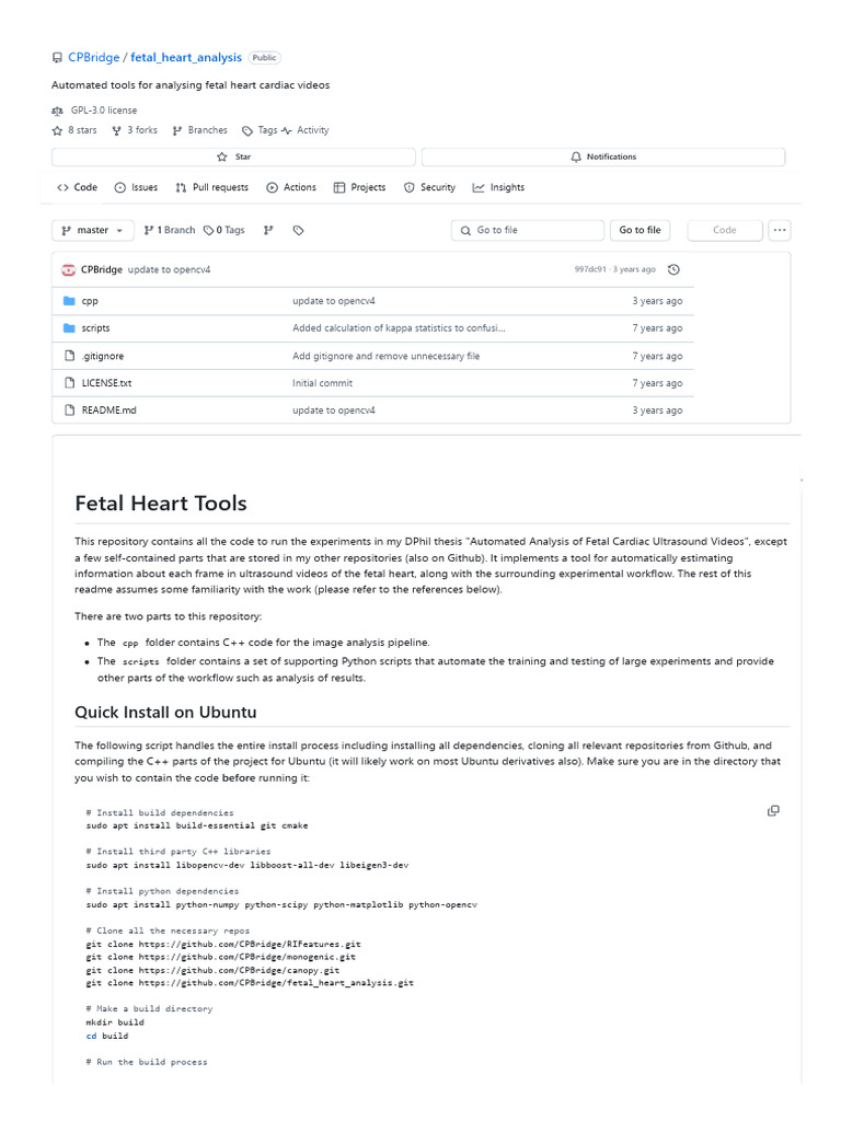 GitHub - CPBridge - Fetal - Heart - Analysis - Automated Tools For Analysing Fetal Heart Cardiac ...