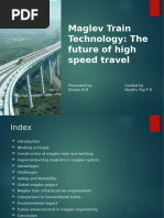 Project On Maglev Train Class 12 | PDF | Train | High Speed Rail