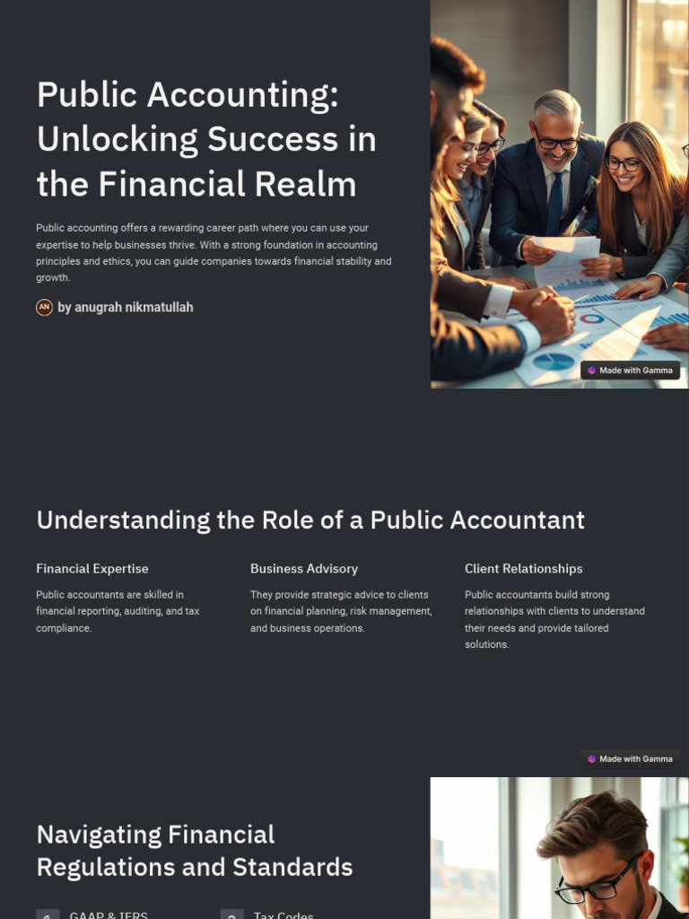 Success in Public Accounting Careers | PDF | Accounting | Audit