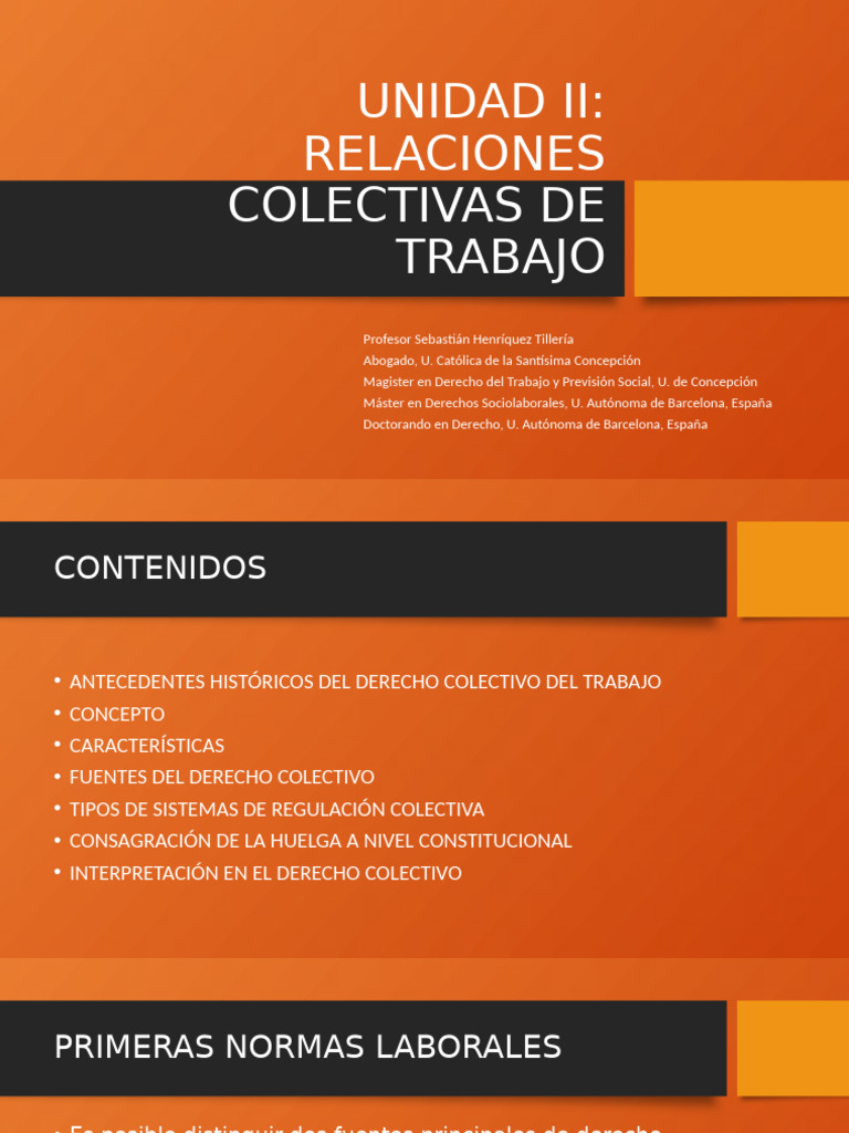 Relaciones Colectivas de Trabajo | PDF | Derecho laboral | Sindicato