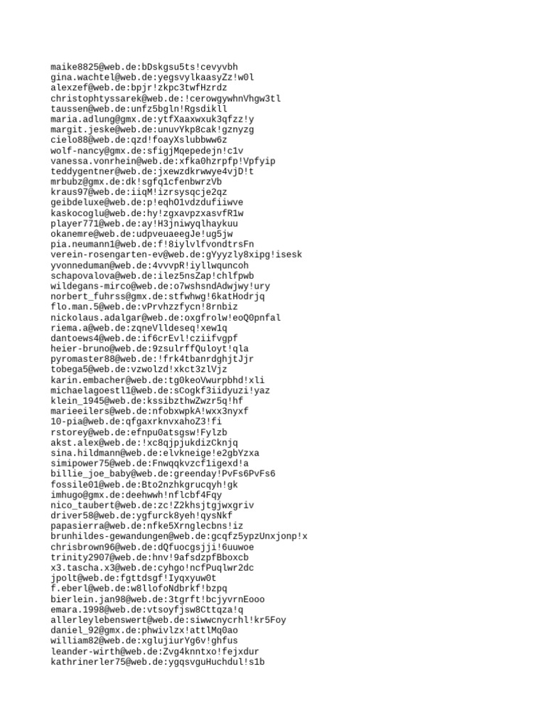 1.3k Mix Combo Mail Access | PDF
