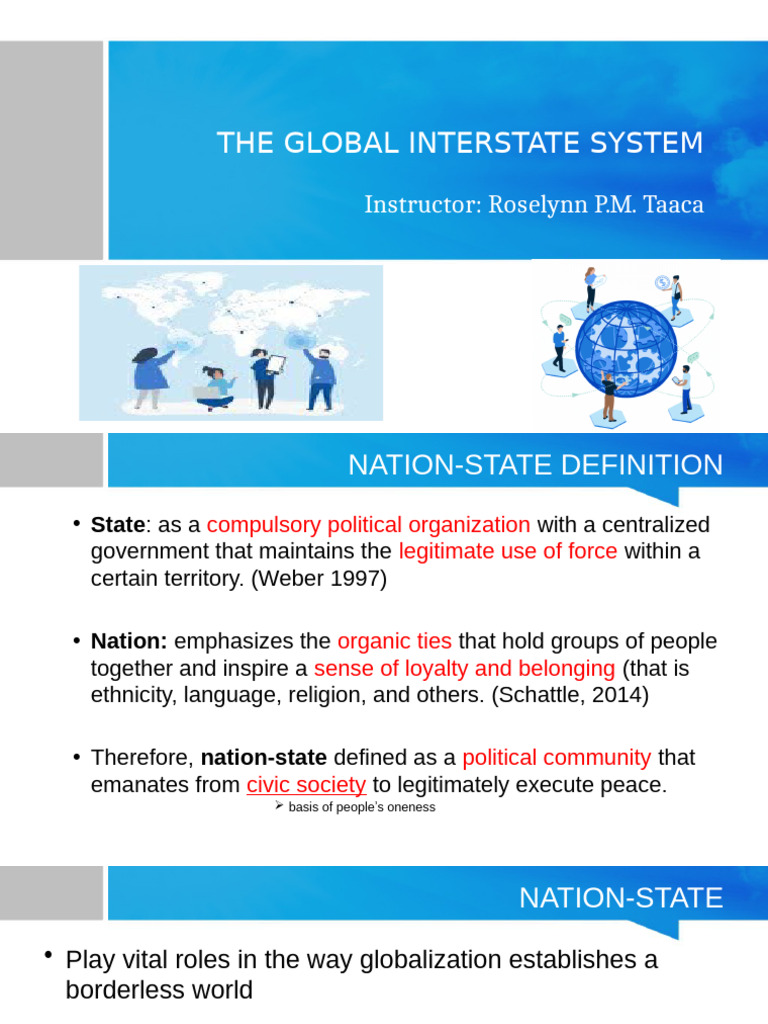 4 the Global Interstate System | PDF | Internationalism (Politics ...