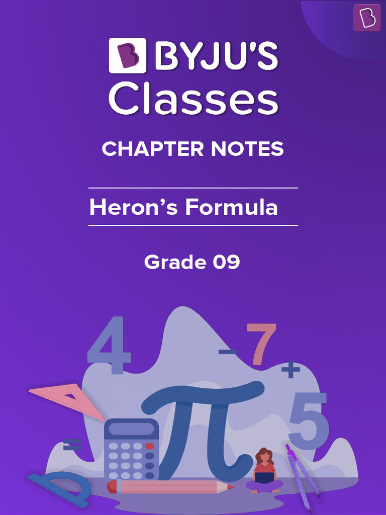 Heron's Formula and Triangle Areas | PDF | Area | Triangle