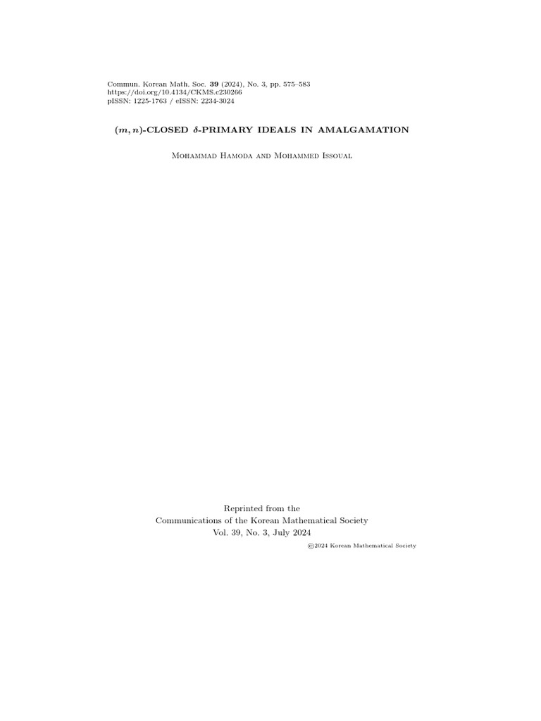 C23-0266_Reprint-2 | PDF | Ring (Mathematics) | Natural Number