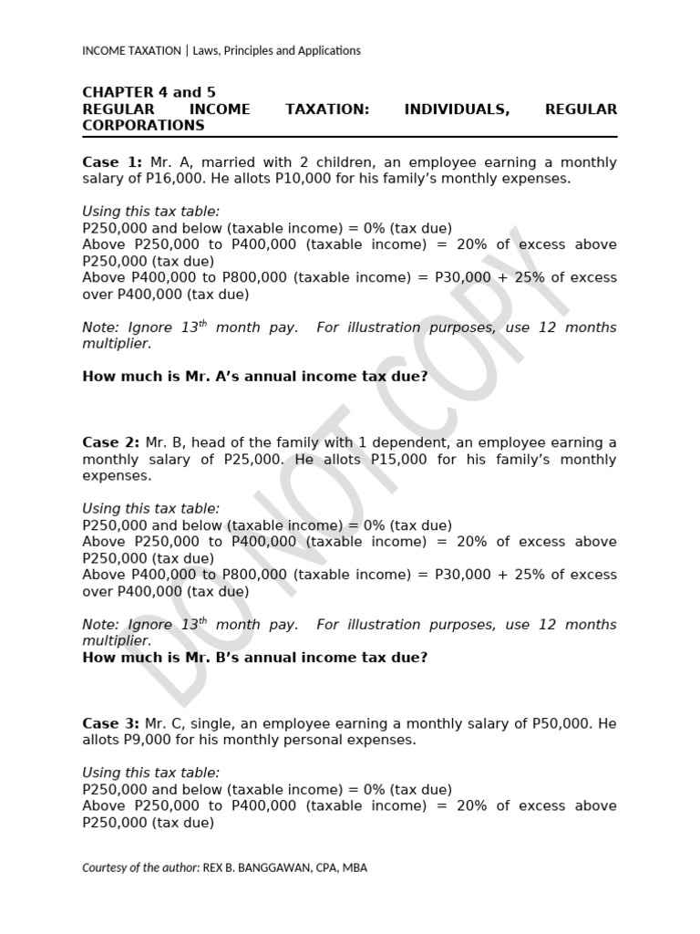 CHAPTER 4 5 ITax Activity Students | PDF | Taxes | Income Tax