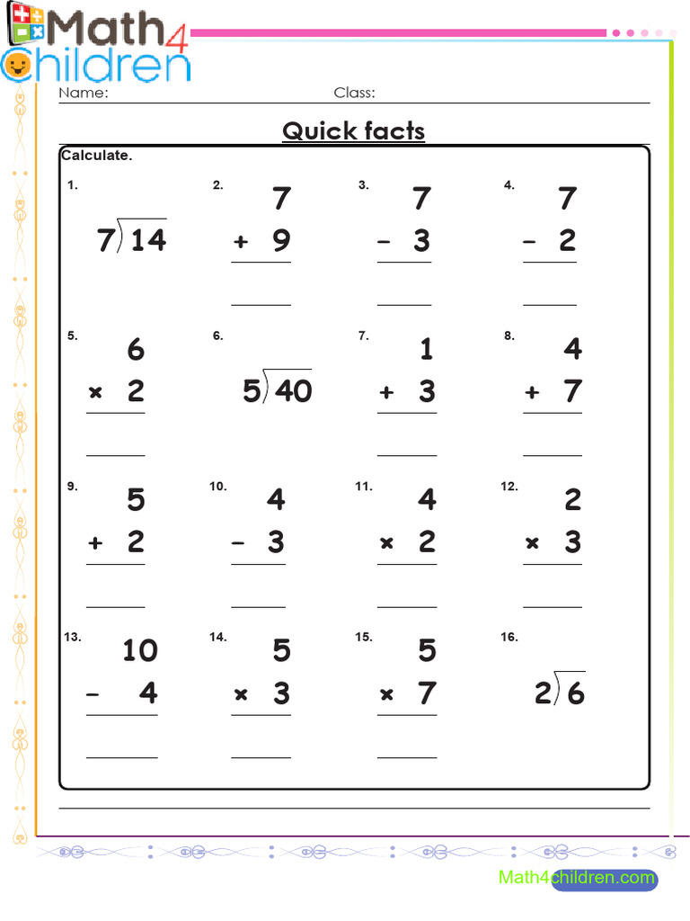 quick-addition-division-facts-002 | PDF