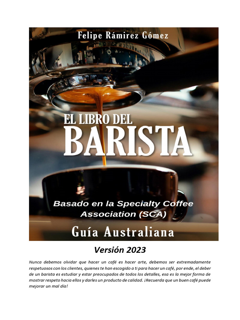 Libro Barista 2023 | PDF | café | Bebida