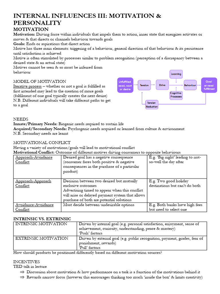 Sample | PDF | Motivation | Motivational