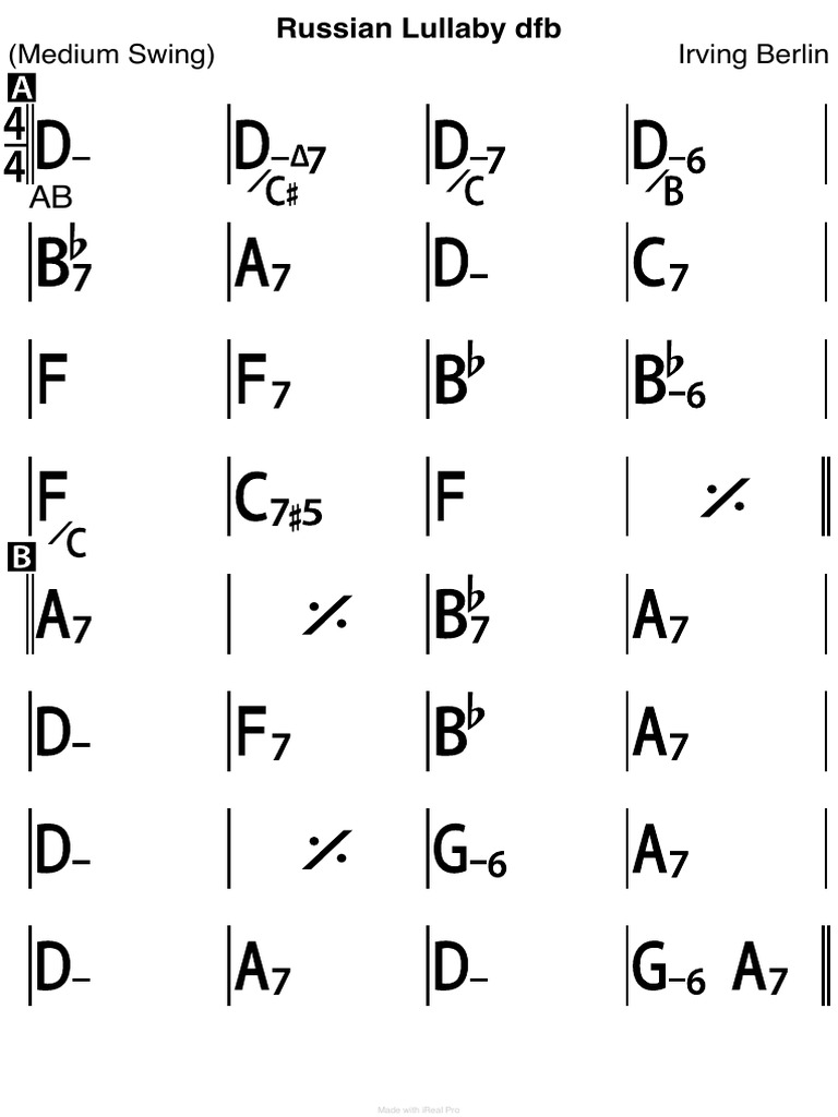 Russian Lullaby DFB | PDF