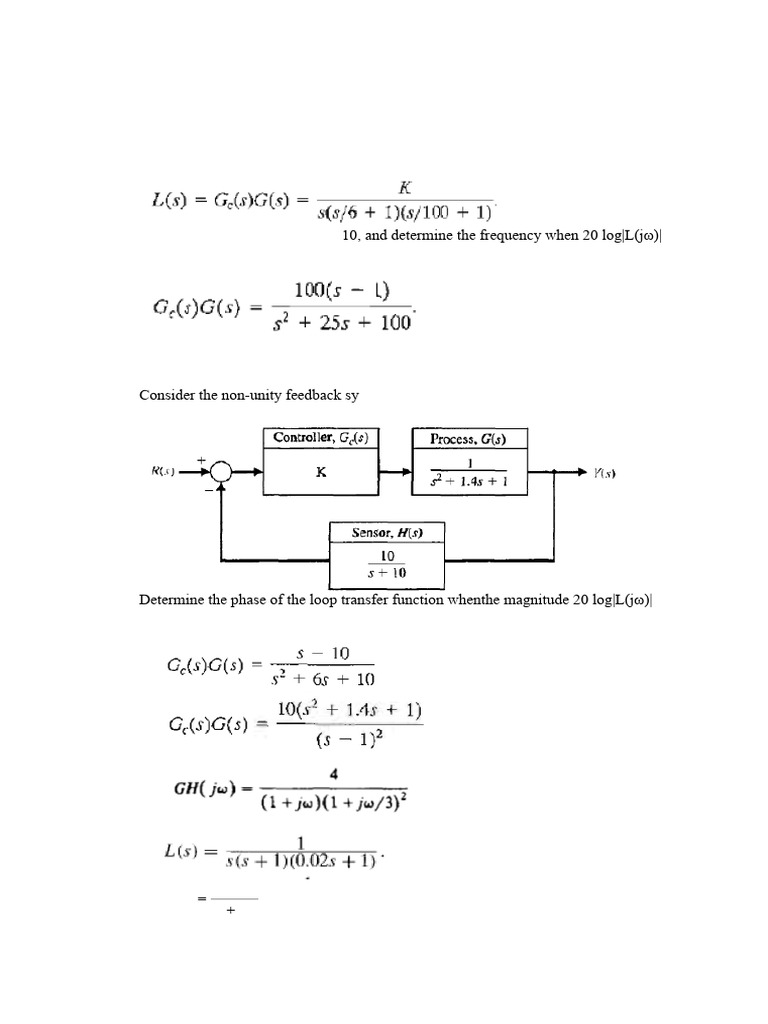 Tutorial9_Bode plot | PDF
