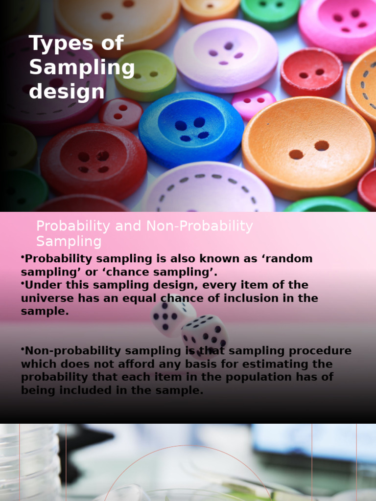 Types of Sampling Design (1) | PDF | Sampling (Statistics) | Stratified ...