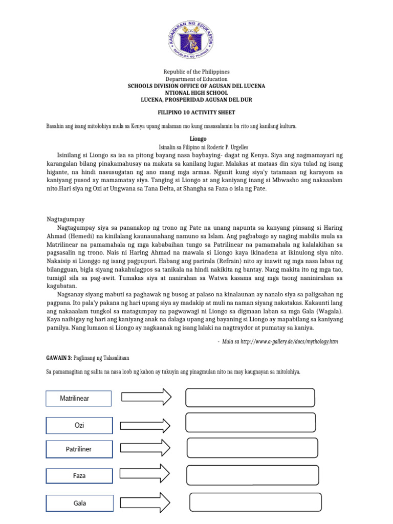 LIONGO | PDF
