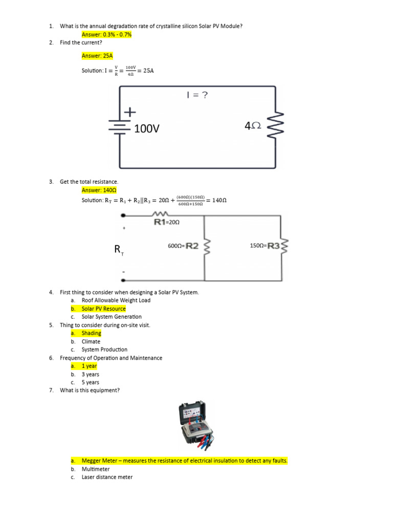 Solar PV FAQs and Key Considerations | PDF | Photovoltaics | Solar Panel
