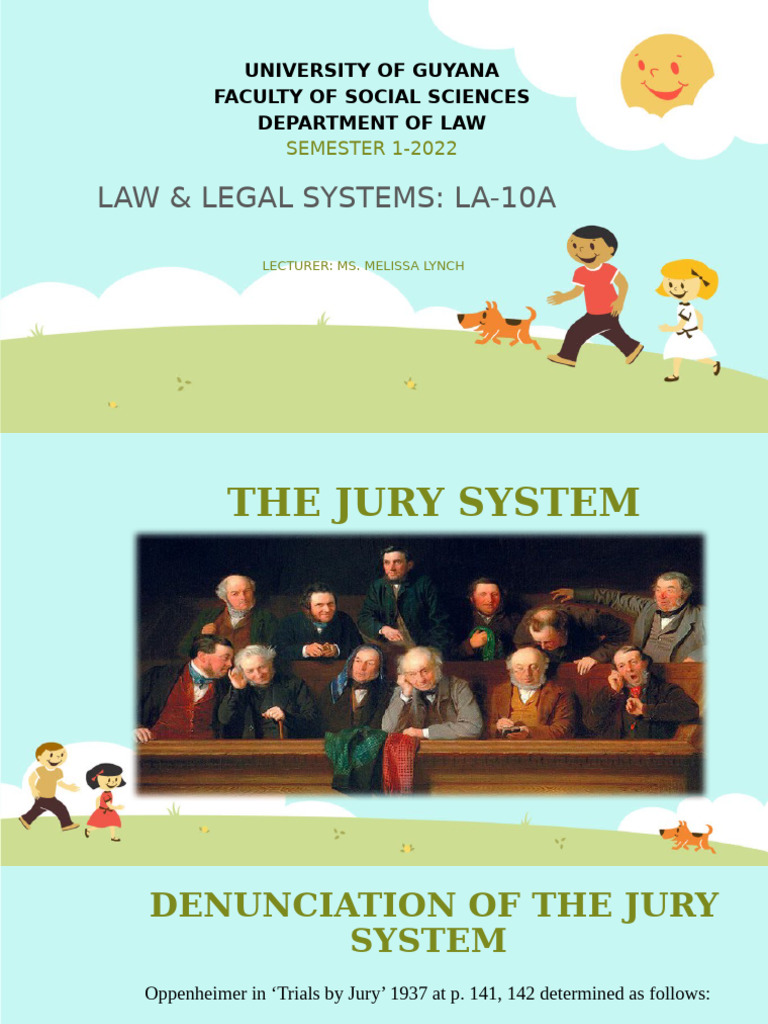 Understanding the Jury System in Guyana | PDF | Justice | Crime & Violence