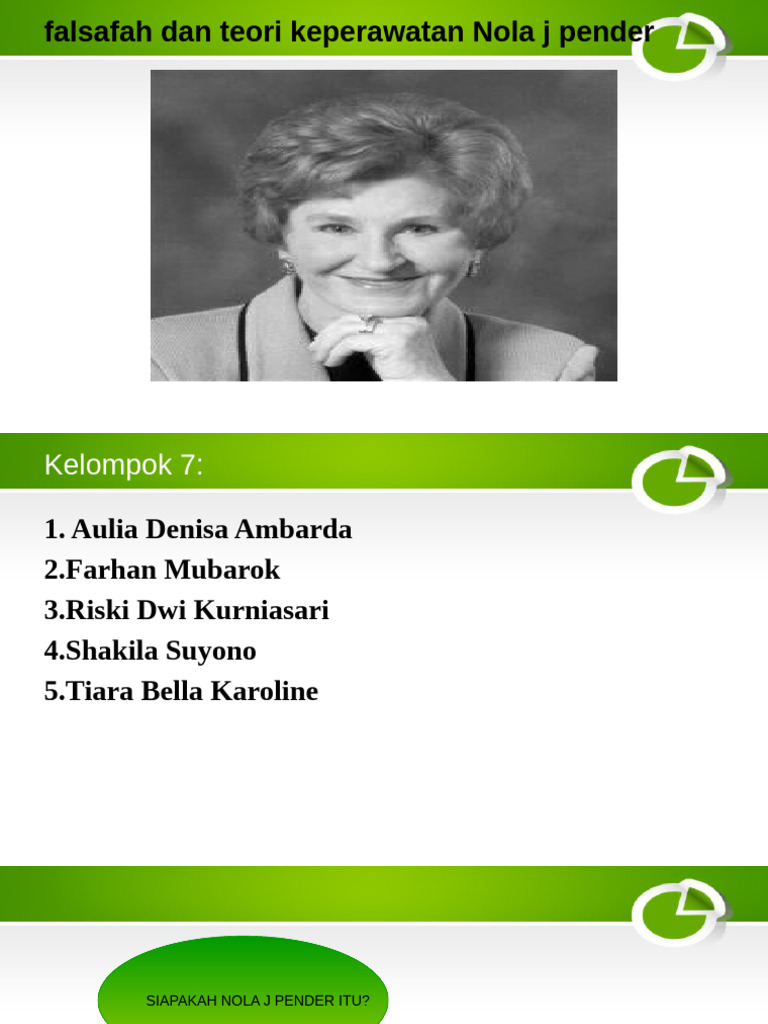 Falsafah Dan Teori Keperawatan Nola J Pender | PDF