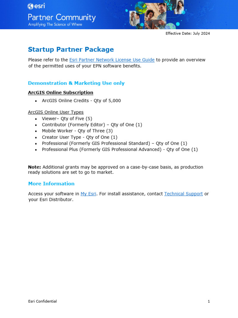 Startup Partner Package | PDF
