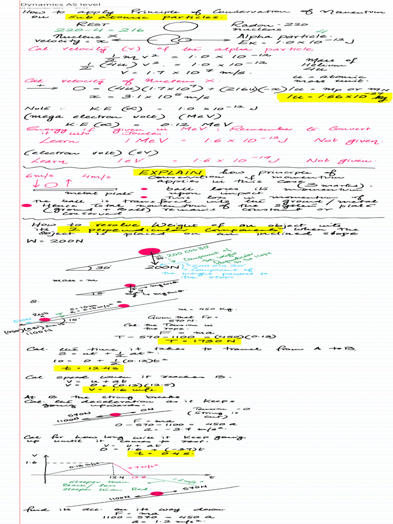 Lecture 6 - Dynamics | PDF