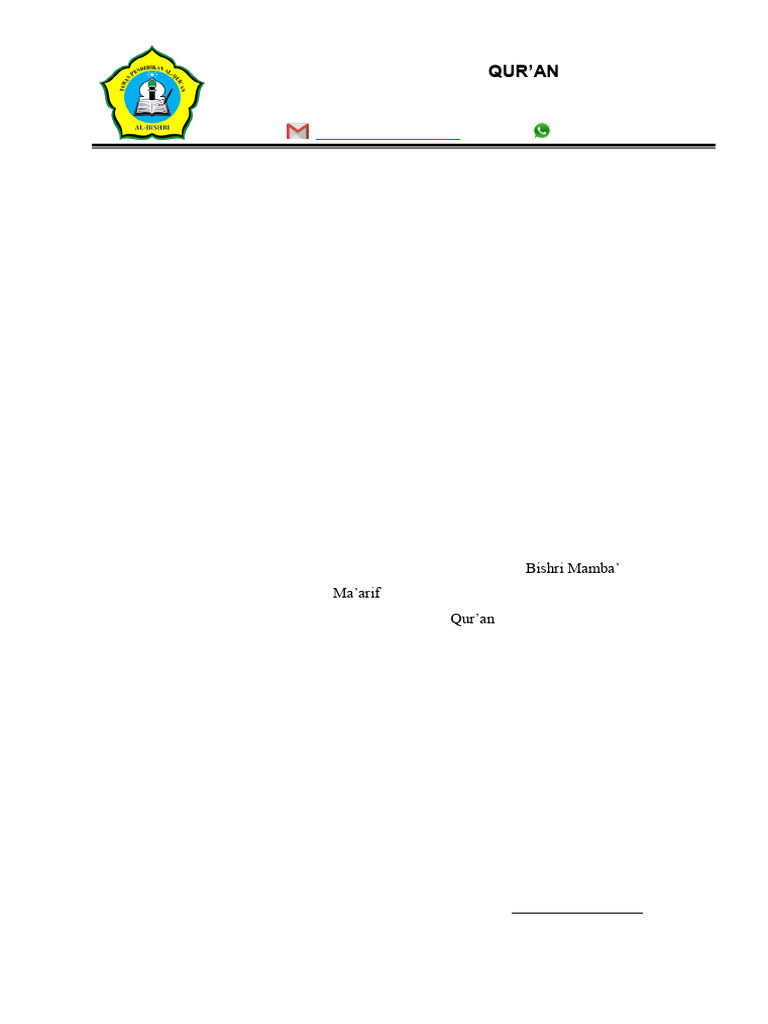 Profil TPQ Al Bishri | PDF