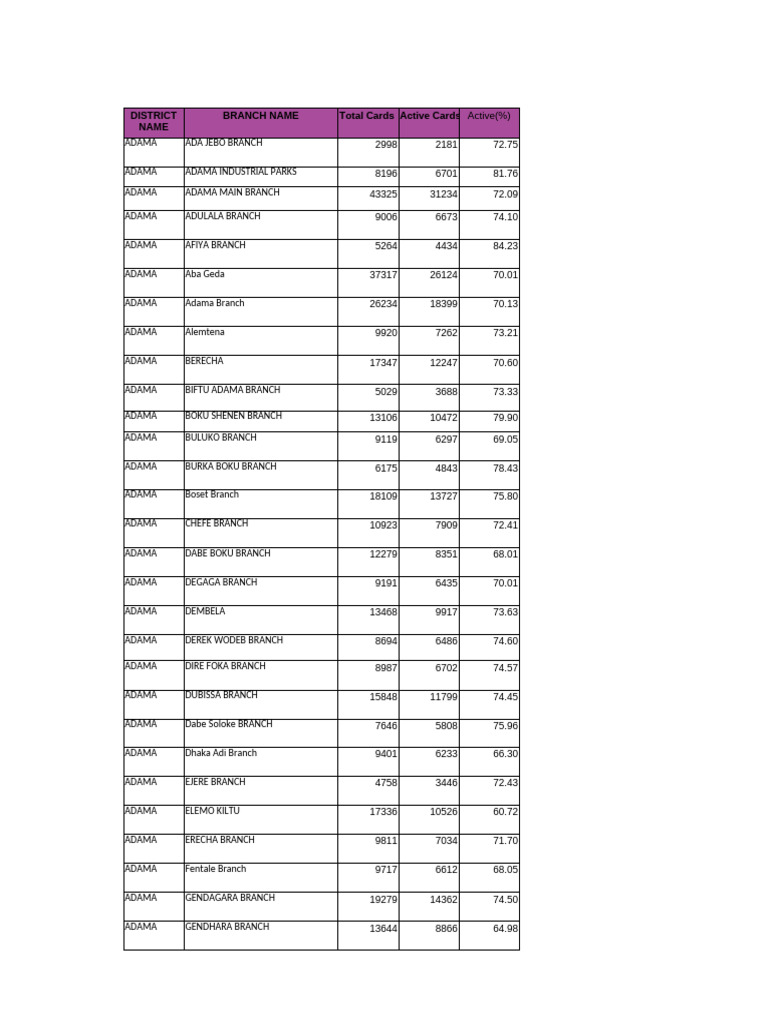 Sosina Data | PDF