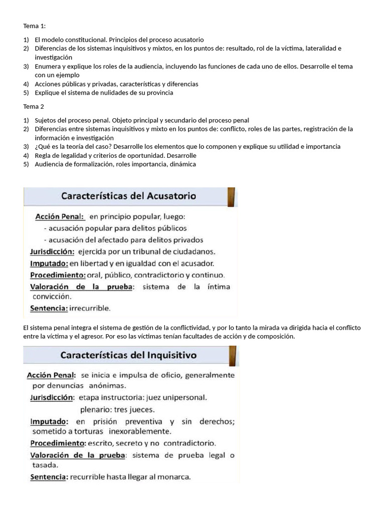 Posibles Preguntas 1er Parcial | PDF | Debido al proceso | Fiscal