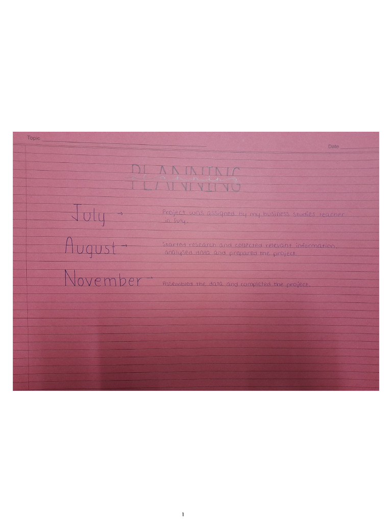 Project On Business Environment Class12th | PDF