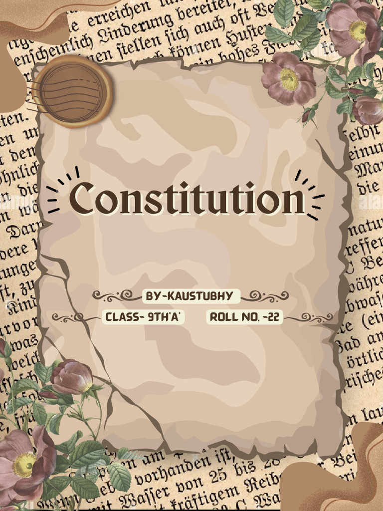 Constitution | PDF