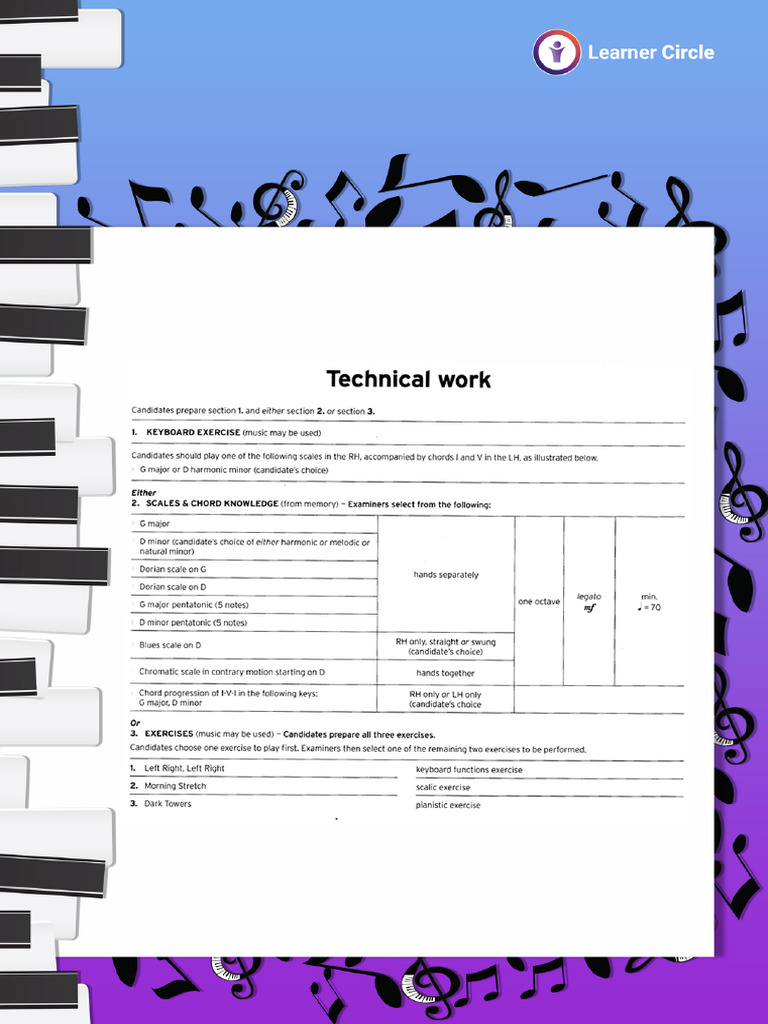 EKB Grade Technical Exercises | PDF