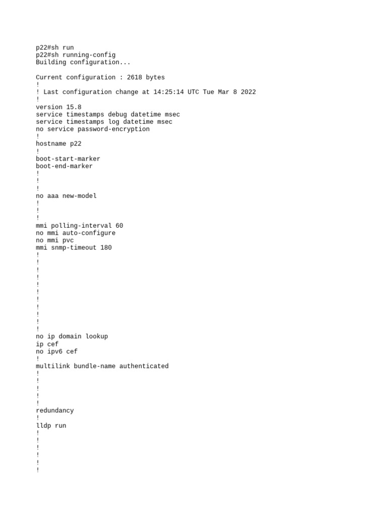 P 22 | PDF | Communications Protocols | Data Transmission