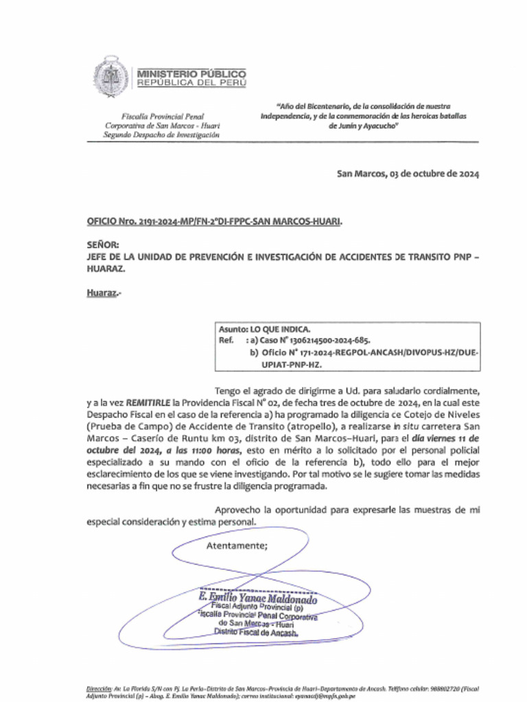 Oficio #2191-2024 | PDF