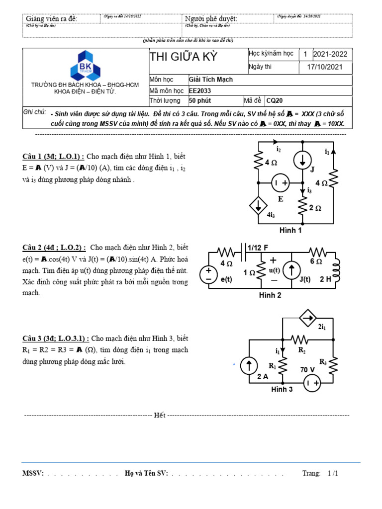 KT GTM CQ20 DapAn | PDF