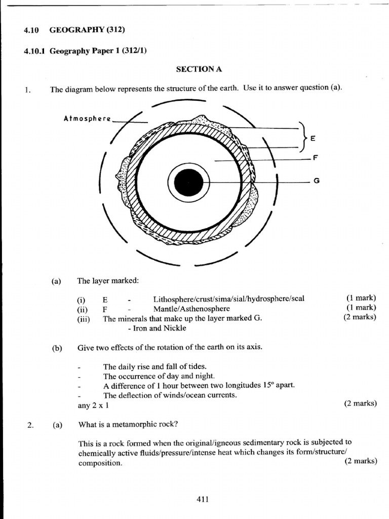 2015 Kcse Geography PP1 PP2 | PDF