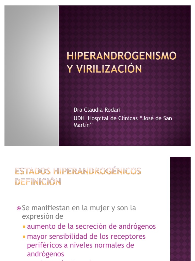 Hiperandrogenismo y Virilización 2 | PDF | Sistema endocrino ...