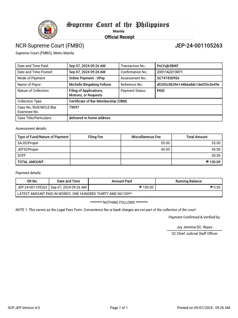dsfd | PDF | Fee | Payments