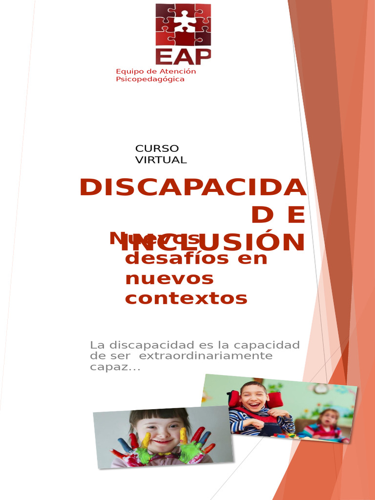 Clase 4 Curso Virtual Discapacidad e Inclusion Eap | PDF | Resiliencia ...