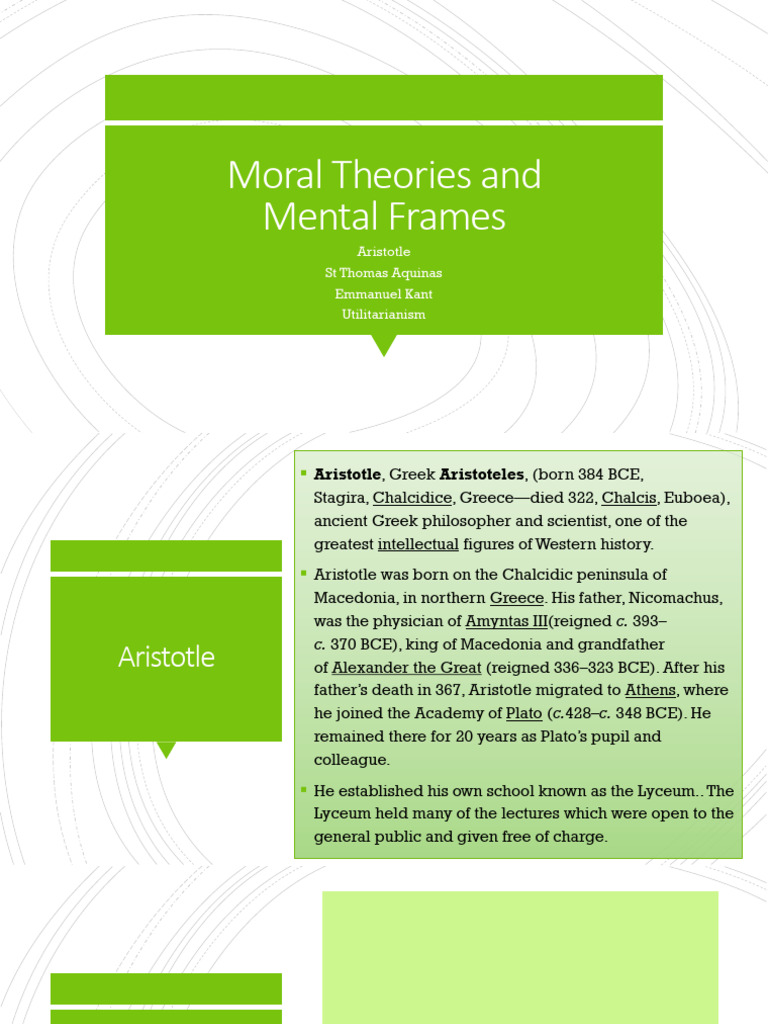 Lesson 12 Moral Theories and Mental Frames | PDF | Utilitarianism | Virtue
